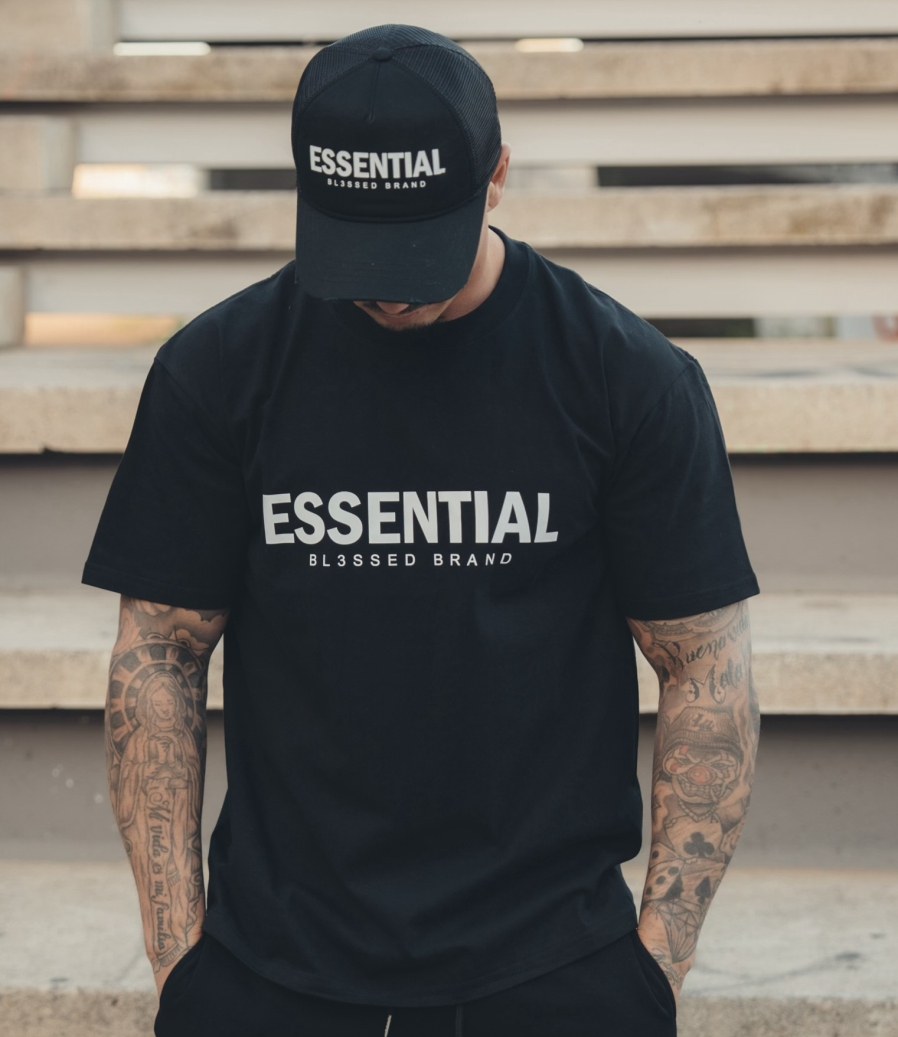CAP ESSENTIAL NEGRO, GORRAS. Zapato colección | BLESSED BRAND · BL3SSED